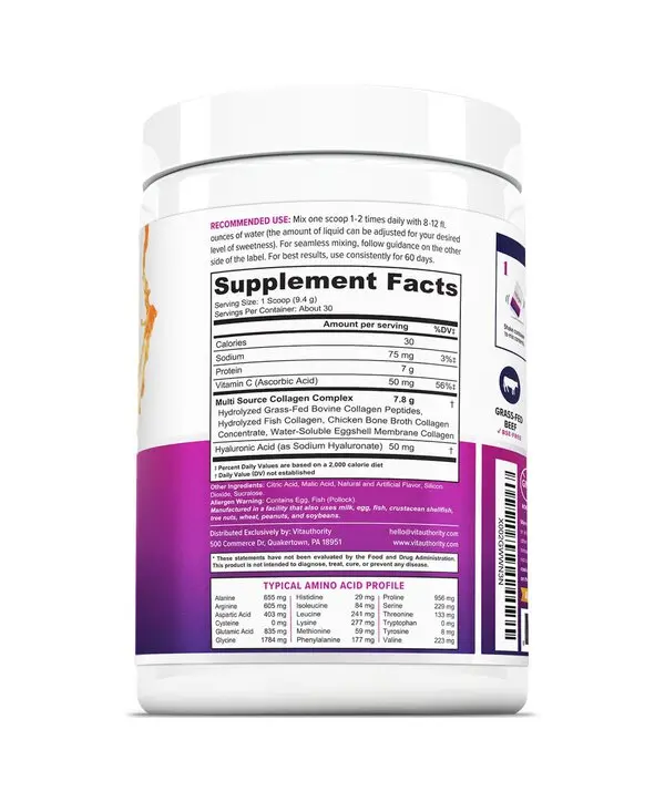 VITAUTHORITY Multi Collagen Protein Plus
