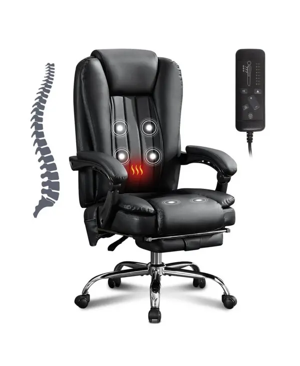 STREAMDALE FURNITURE Streamdale Massage Office Chair With Heat - Black