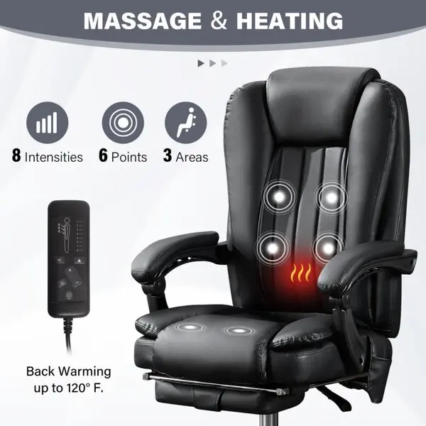 STREAMDALE FURNITURE Streamdale Massage Office Chair With Heat