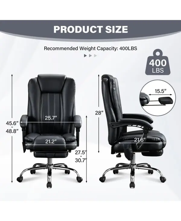 STREAMDALE FURNITURE Streamdale Massage Office Chair With Heat