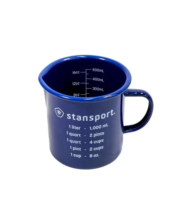 STANSPORT Enamel Measuring Cup With Spout