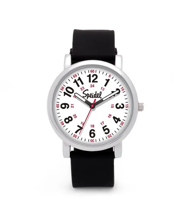 SPEIDEL Original Scrub Watch - White With Black Band