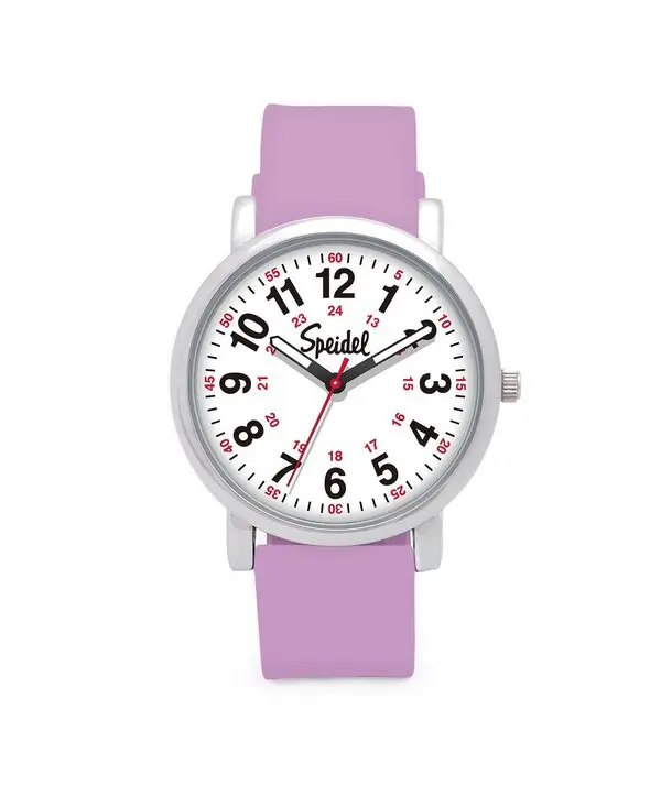 SPEIDEL Original Scrub Watch - White With Lilac Band