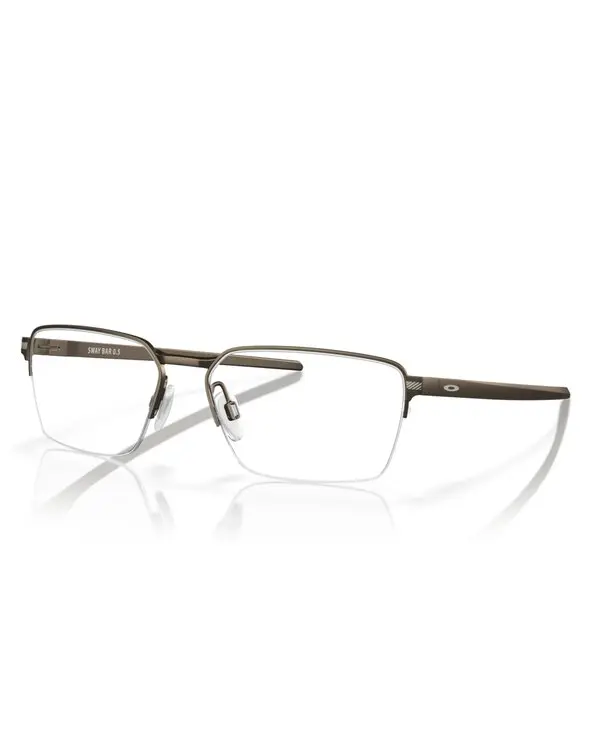 Oakley Rectangle Semi-rim Eyeglasses - Pewter