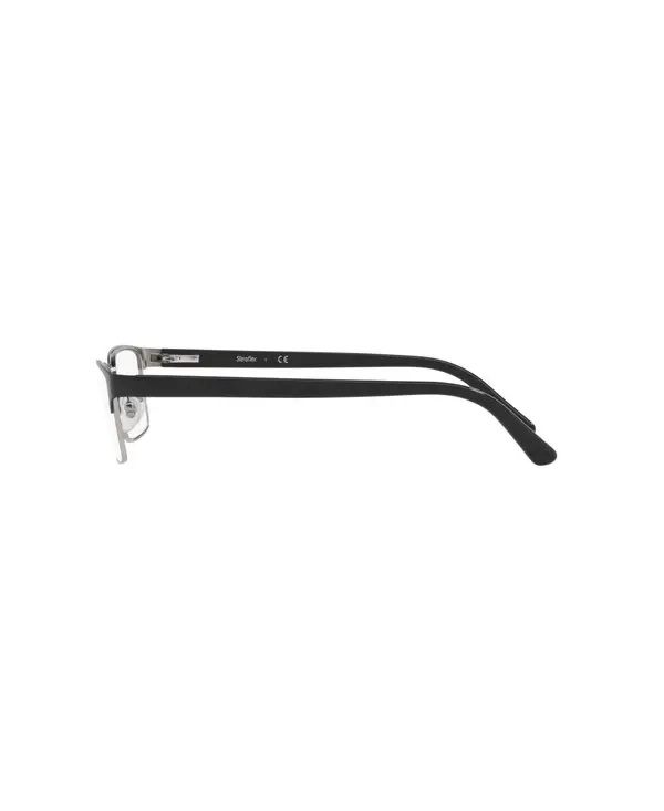 SFEROFLEX Rectangle Half Rim Eyeglasses - Black