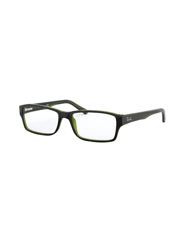 Ray-ban Rectangle Full Rim Eyeglasses - Havana On Crystal
