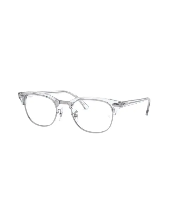 Ray-ban Clubmaster Optics Eyeglasses - White Transparent