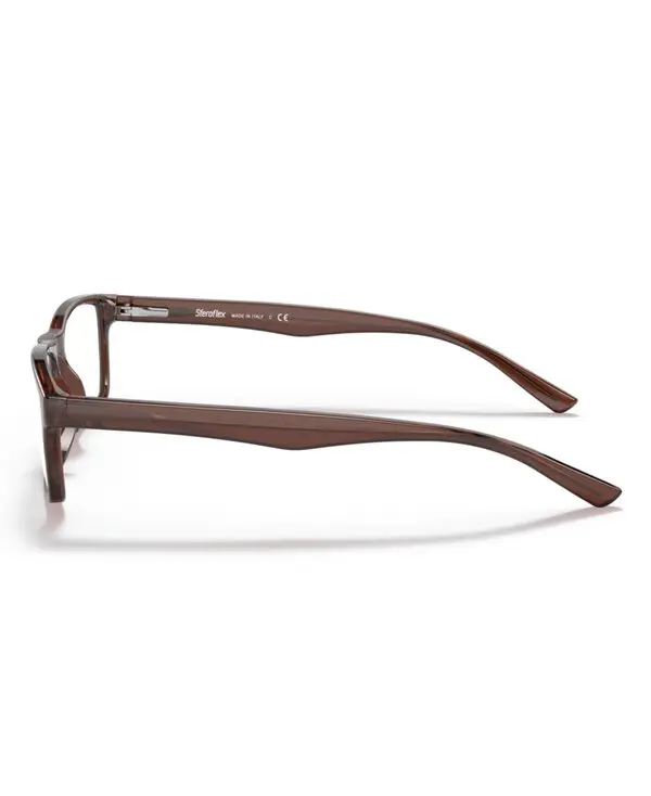 SFEROFLEX Rectangular Full Rim Eyeglasses - Brown