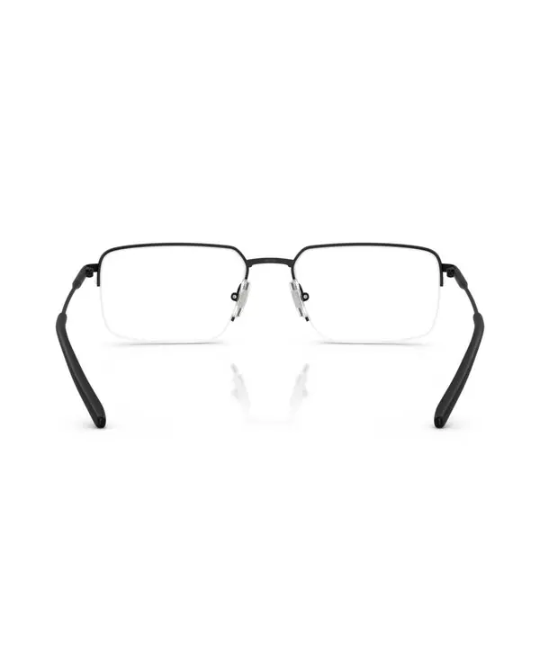 ARNETTE Rectangle Half Rim Eyeglasses - Matte Black