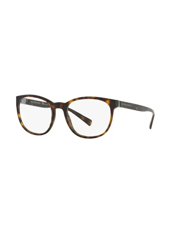 Burberry Square Full Rim Eyeglasses - Matte Dark Havana