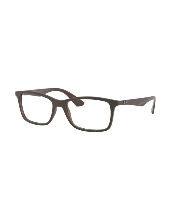 Ray-ban Square Frame Eyeglasses - Transparent Brown