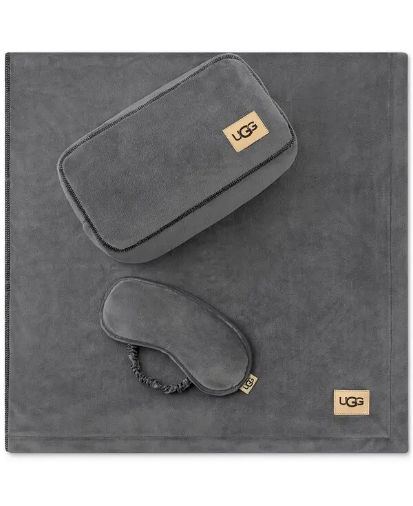 UGG Raegan 3-pc. Throw - Charcoal