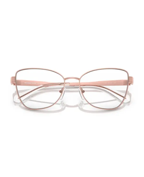 Michael Kors Cat Eye Eyeglasses - Rose Gold
