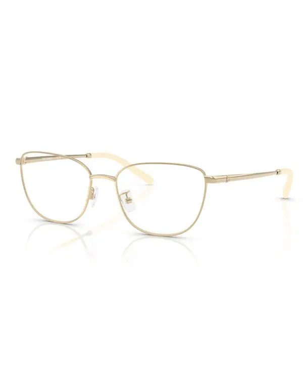 Tory Burch Square Eyeglasses - Light Gold