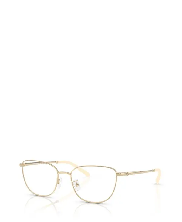 Tory Burch Square Eyeglasses - Light Gold