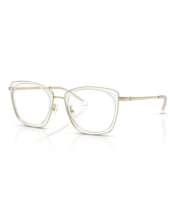Tory Burch Irregular Full Rim Eyeglasses - Clear