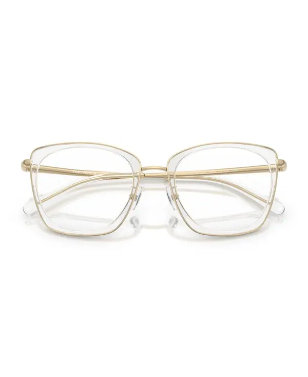 Tory Burch Irregular Full Rim Eyeglasses - Clear