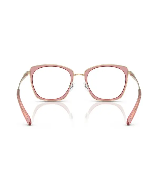 Tory Burch Irregular Metal Eyeglasses - Light Pink