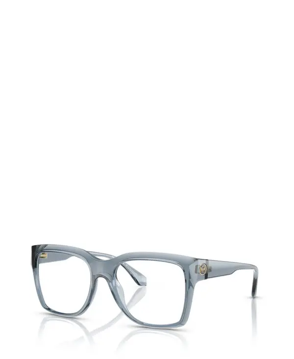 Michael Kors Square Sarasota Eyeglasses - Denim Transparent
