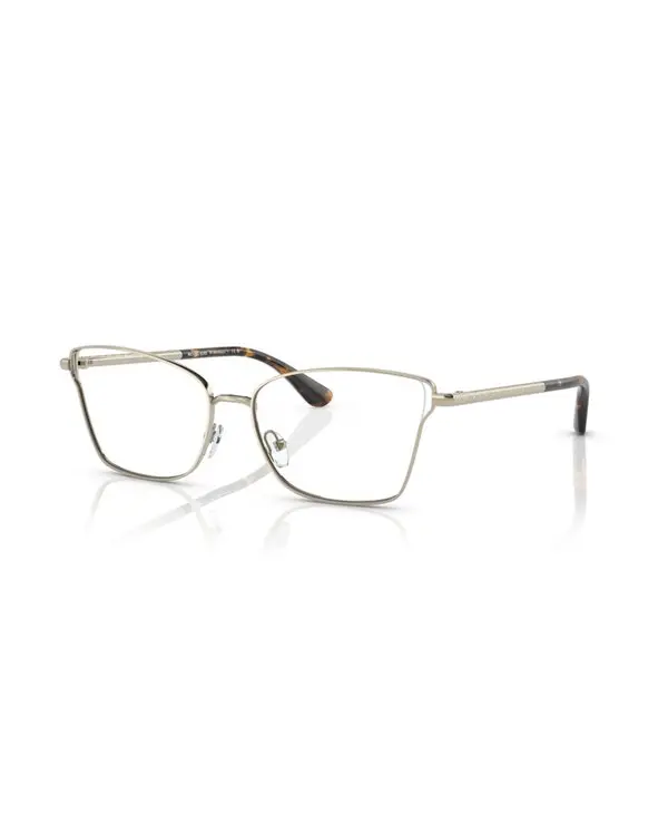 Michael Kors Square Eyeglasses - Light Gold