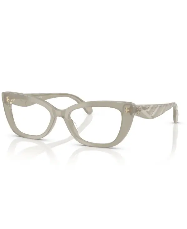 Tory Burch Cat Eye Eyeglasses - Milky Gray Green