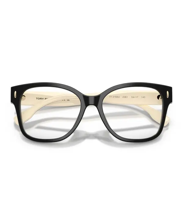 Tory Burch Square Eyeglasses - Black
