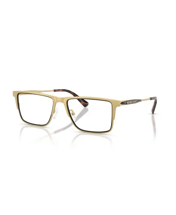 Michael Kors Square Hidden Hills Eyeglasses - Yellow Gold