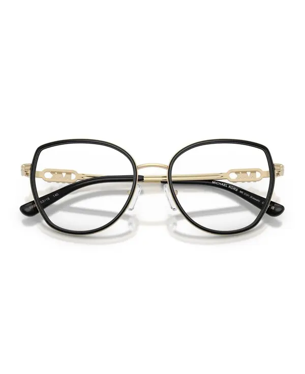 Michael Kors Round Metal Eyeglasses - Black