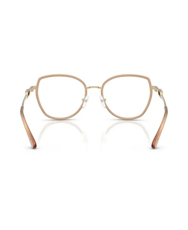 Michael Kors Round Frame Eyeglasses - Light Brown