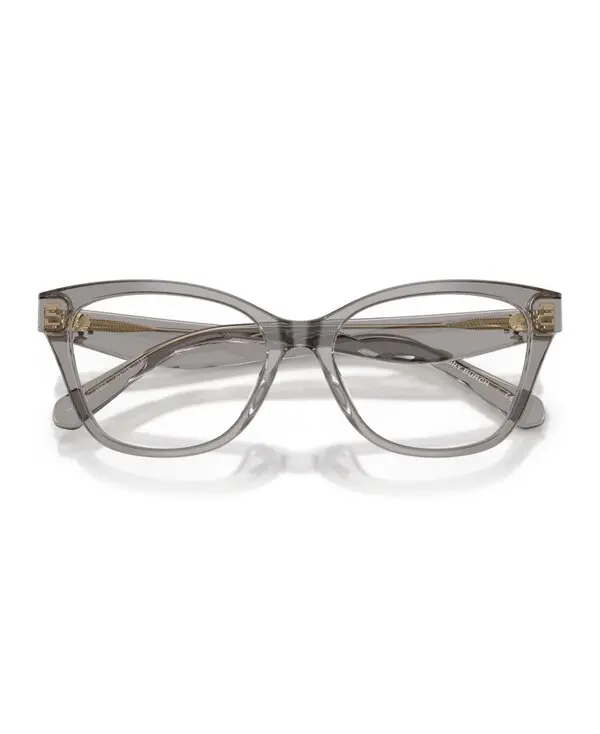 Tory Burch Cat Eye Eyeglasses - Transparent Gray