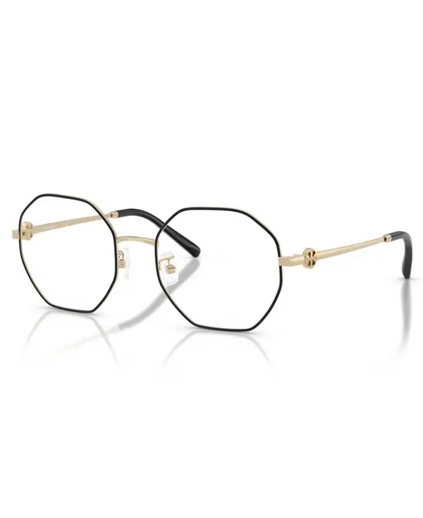 Tory Burch Ty1099d Octagon Eyeglasses - Shiny Light Gold