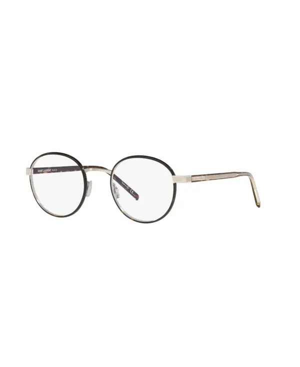 Saint Laurent Round Eyeglasses - Tortoise Black