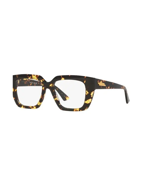 Bottega Veneta Rectangle Eyeglasses - Tortoise