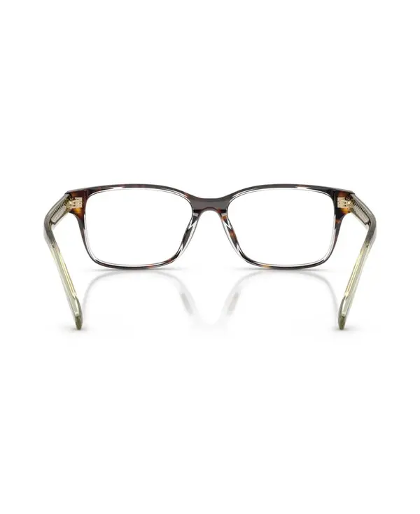 Tory Burch Rectangular Eyeglasses - Dark Tortoise