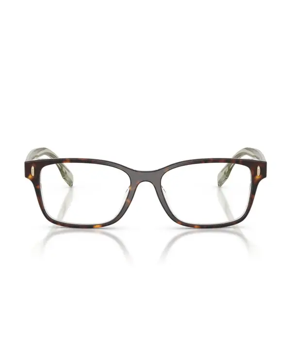 Tory Burch Rectangular Eyeglasses - Dark Tortoise