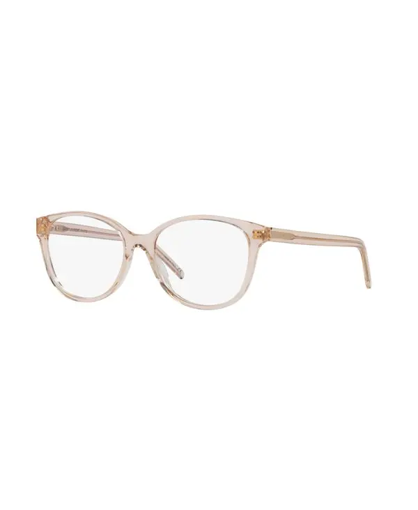 Saint Laurent Round Acetate Eyeglasses - Pink
