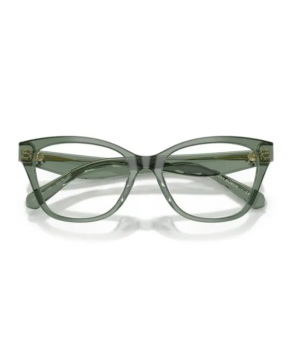 Tory Burch Cat Eye Eyeglasses - Transparent Sage