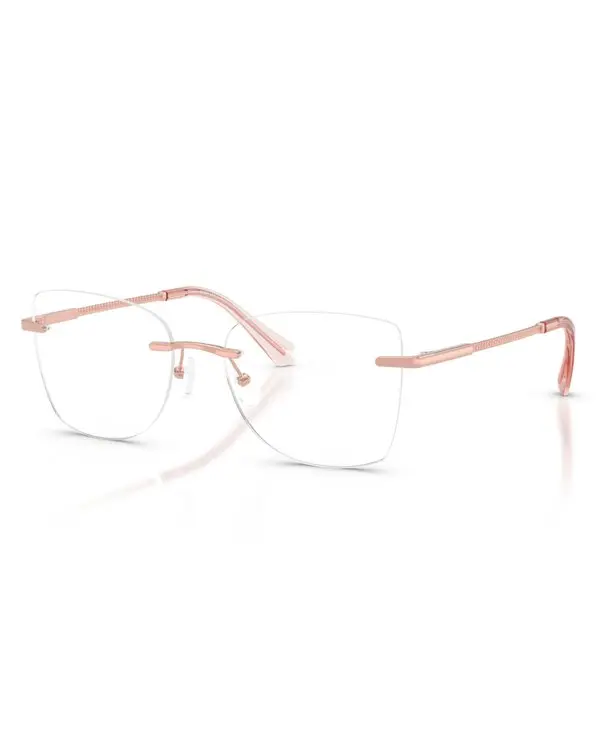 Michael Kors Square Eyeglasses - Rose Gold