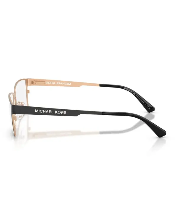 Michael Kors Rectangle Eyeglasses - Black Matte
