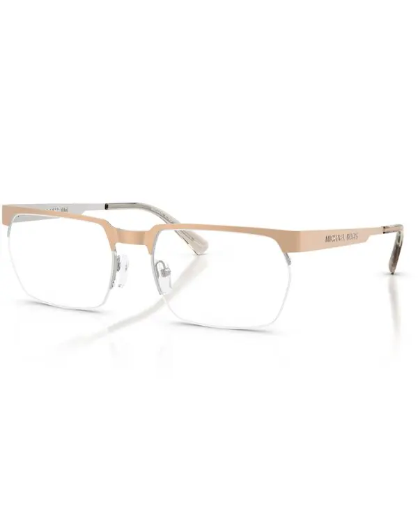 Michael Kors Rectangle Semi-rimless Eyeglasses - Gold Matte