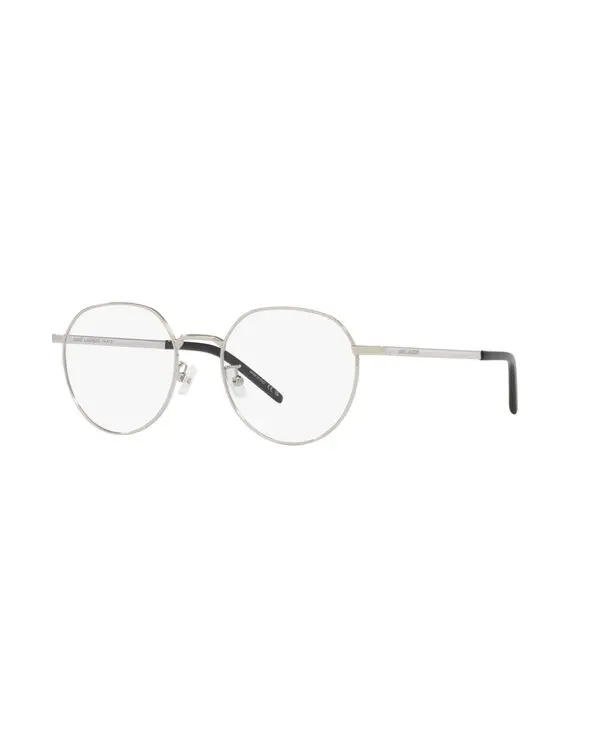 Saint Laurent Round Eyeglasses - Silver