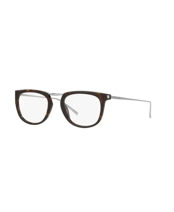 Saint Laurent Round Frame Eyeglasses - Tortoise
