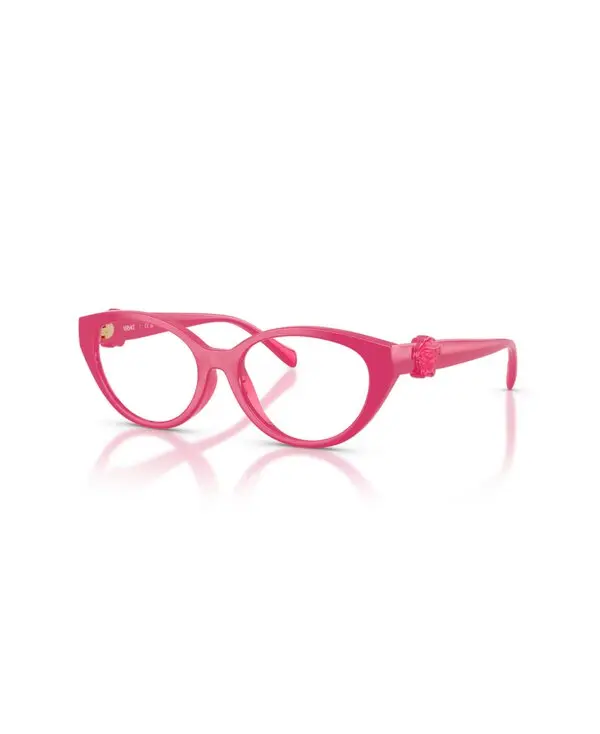 Versace Cat Eye Eyeglasses - Fucsia