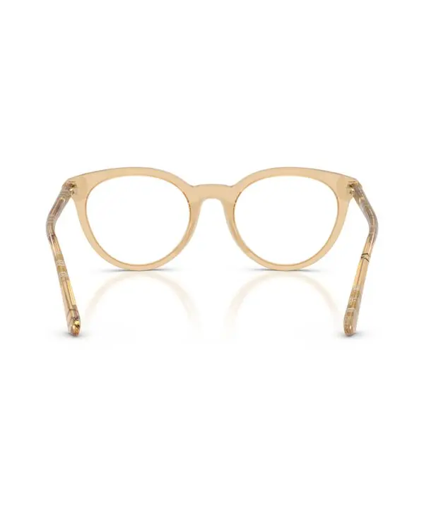 Burberry Round Frame Eyeglasses - Beige