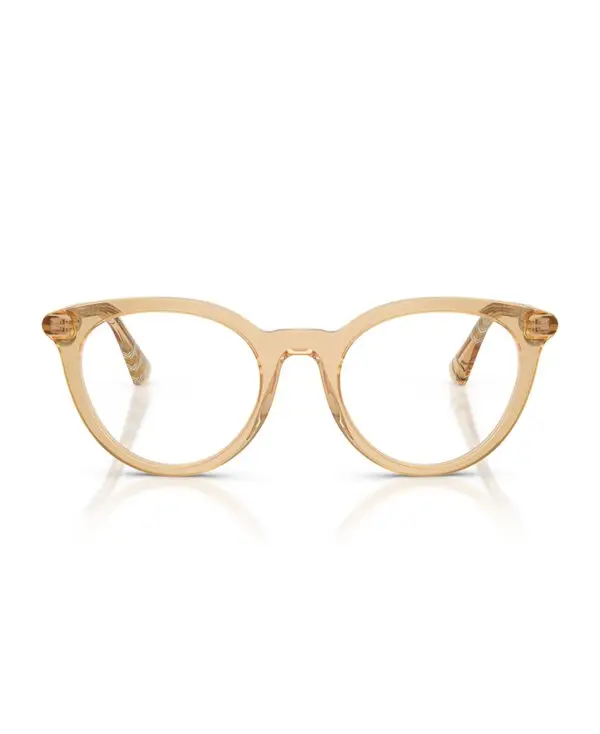 Burberry Round Frame Eyeglasses - Beige