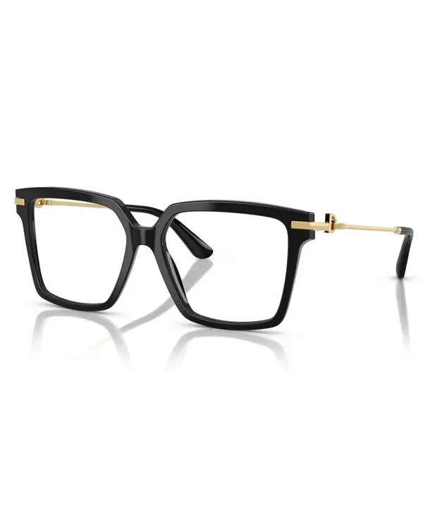 Dolce & Gabbana Square Acetate Eyeglasses - Black