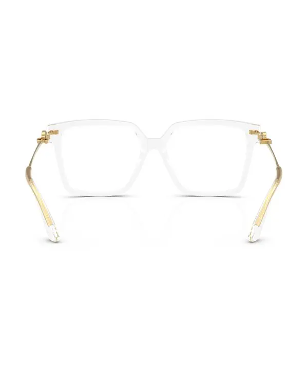 Dolce & Gabbana Square Acetate Eyeglasses - Crystal