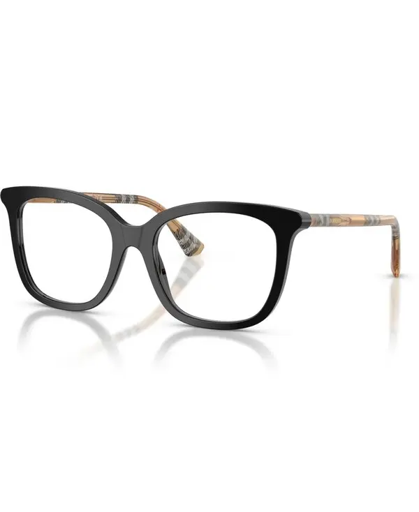 Burberry Square Acetate Eyeglasses - Black