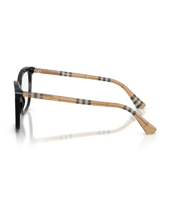 Burberry Square Acetate Eyeglasses - Black