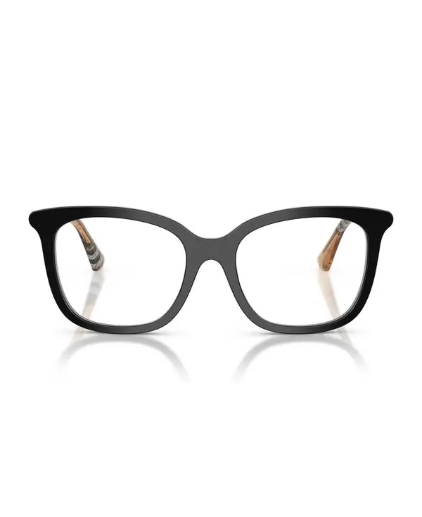 Burberry Square Acetate Eyeglasses - Black